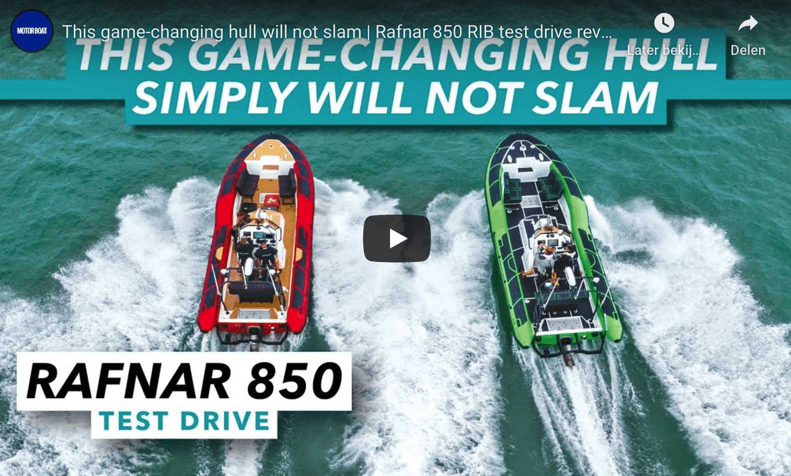 Rafnar 850 Rigid Inflatable Boat Test Drive Review